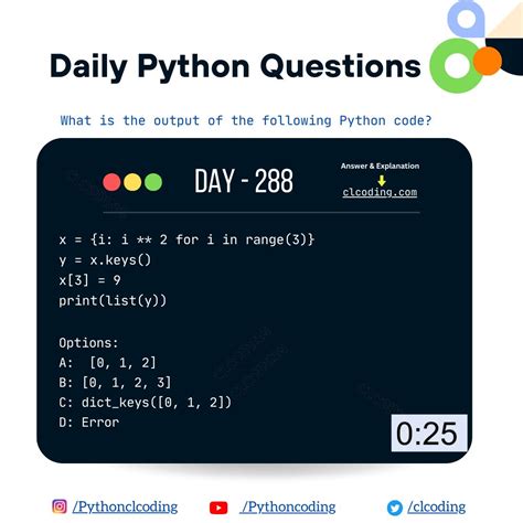 Python Coding On Linkedin Python Coding Challenge Day 288 What Is