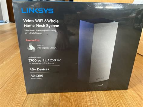 Linksys Velop 6 Mx4200 Tri Band Ax4200 Mesh Wifi 6 Router Mx4200 Computers And Tech Parts