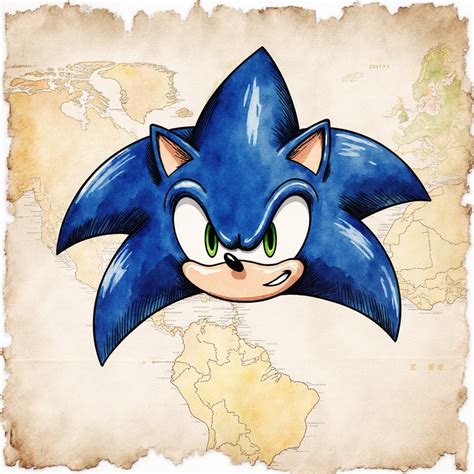 Sonic Hedgehog Continent Map Stable Diffusion Online
