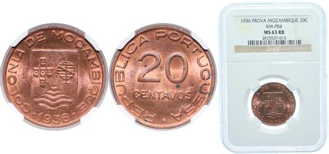 Numisbids Coinsnb E Auction 34 Lot 182 Mozambique Portuguese Colony
