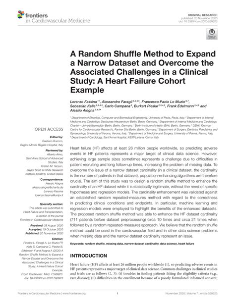 Pdf A Random Shuffle Method To Expand A Narrow Dataset And Overcome