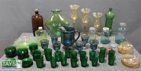 Tays Realty And Auction Auction Tays Facility Estate Auction Item Assortment Of Translucent