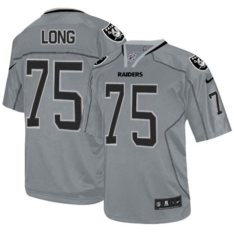 Mens Nike Oakland Raiders 75 Howie Long Limited Lights Out Grey Nfl Jersey