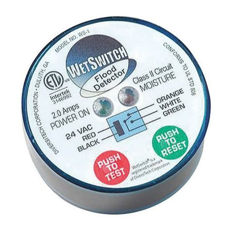 Diversitech Ws 1 Wet Switch Flood Detector