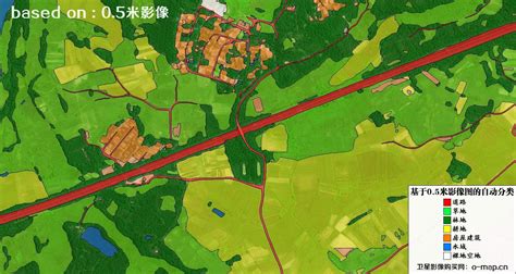 卫星影像分类图 基于面向对象的卫星影像自动分类计数