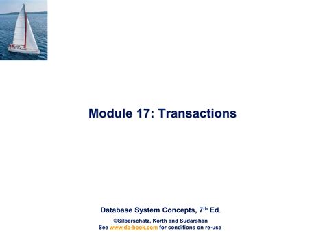 Ch17transaction Management In Database Management System Pptx Databases Computer Software