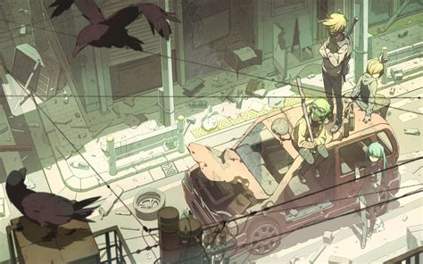 Len Kagamine And Miku Hatsune Wallpaper