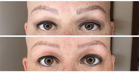 That Bald Girl Is Back With The Latest Microblading Progression Imgur