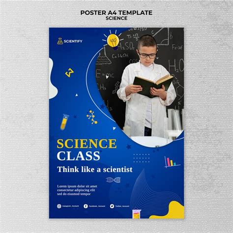 Free Psd Science Class Print Template