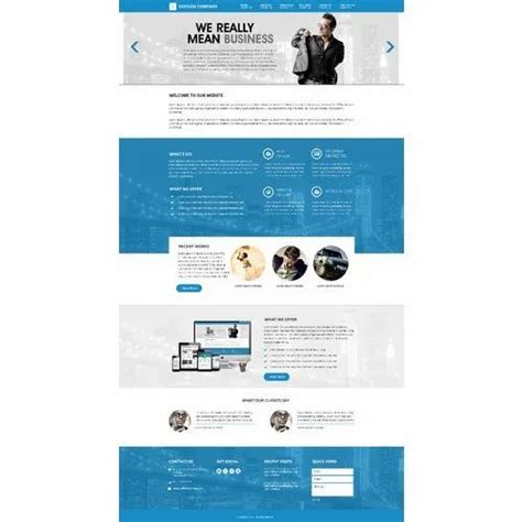 single page website development service at ₹ 15000 pack in davanagere