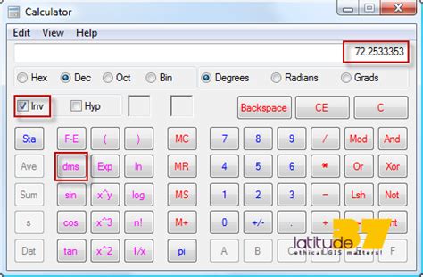 Latitude How To Convert Degrees Minutes Seconds DMS To Decimal Degrees On Calculator