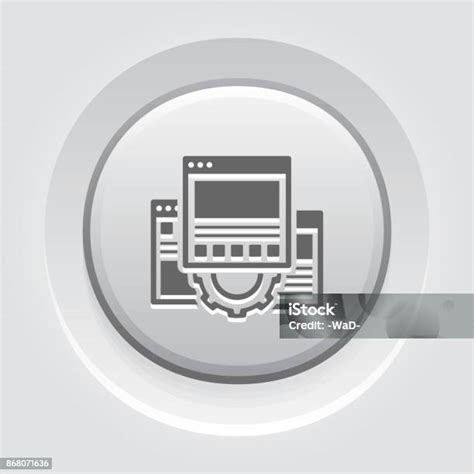 Technical Documentation Icon Gear And Web Pages Development Symbol