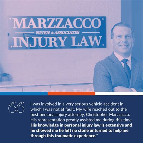 Were Grateful That You Chose Marzzacco Niven And Associates To Represent