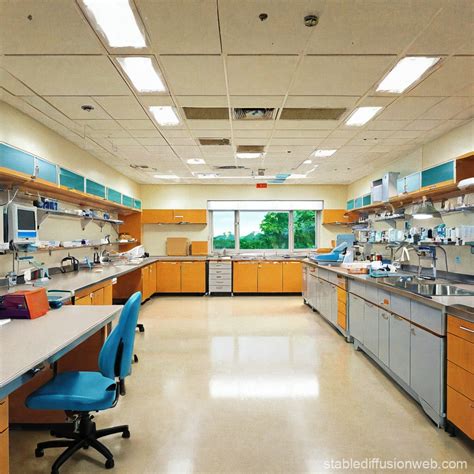 Hematology Lab Scene Stable Diffusion Online