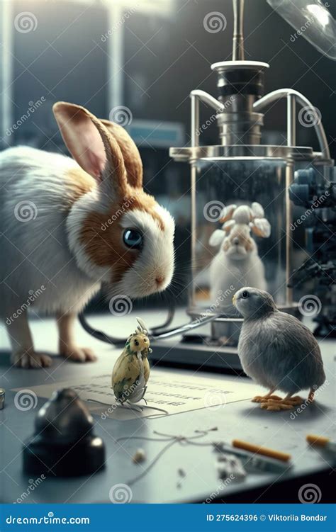 Laboratory Equipment And Tools Used In Animal Research Stock