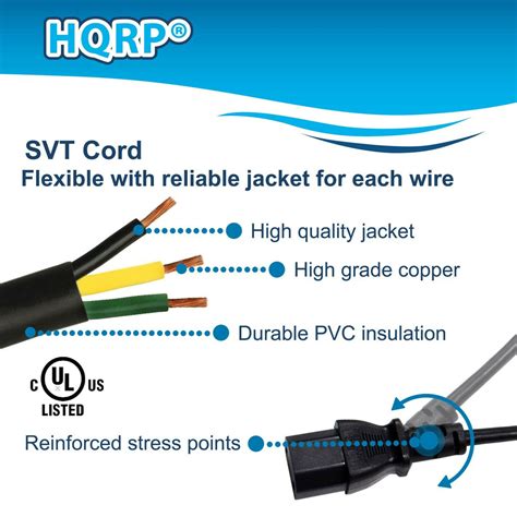 Hqrp Ac Power Cord For Lg 32lb5600 55lb5550 447ln540 42ln5700 42ln5400