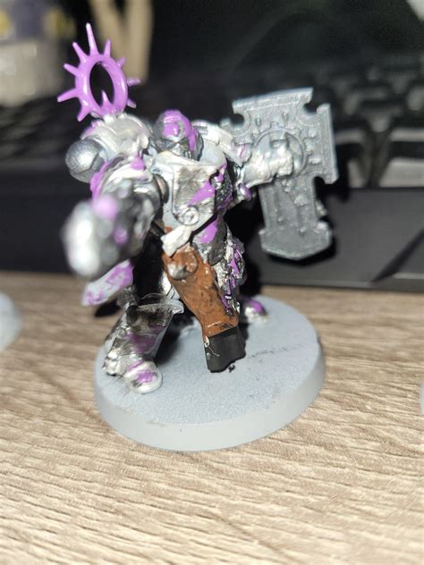 Finished My First Warhammer Army Theyre My Own Space Marine Chapter