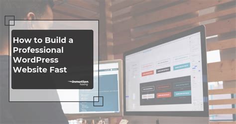How To Build A Professional Wordpress Website Fast