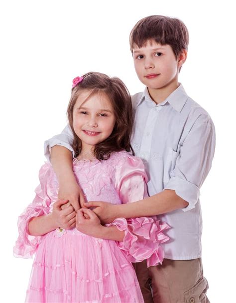 Hermano Y Hermana Imagen De Archivo Imagen De Poco 104689011
