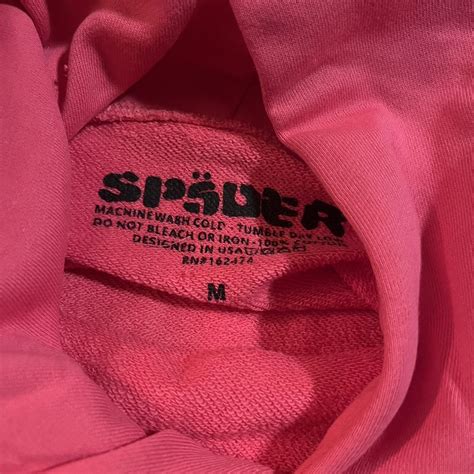 Pink Spider Hoodie Size M Depop