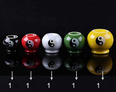 Ceramic Cupping Therapy Set 5 Heat Treatment Suction Cups Anti