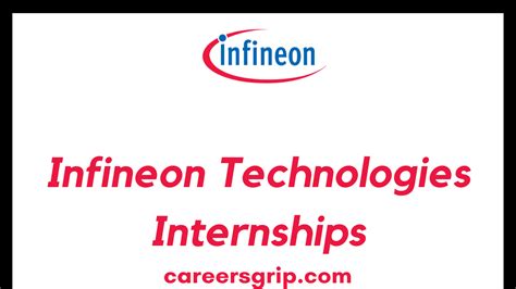 Infineon Technologies Internship 2025 Careers Grip