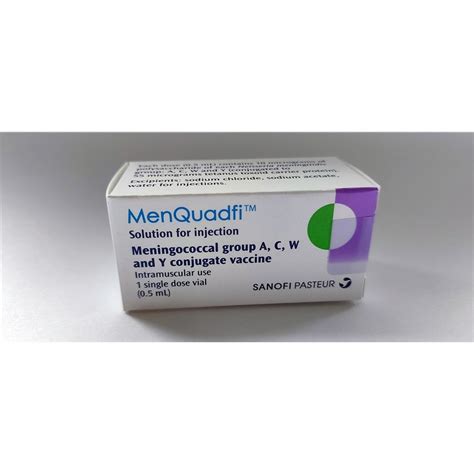 Vaccine Menquadfi A C W And Y Vial 0 5ml Rd Sss Australia Sss Australia Medical Supplies