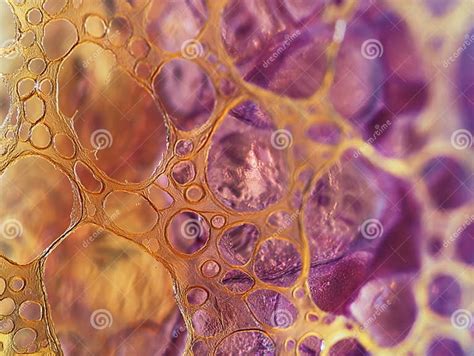 Human Skin Cells Under A Microscope Stock Image Image Of Organ
