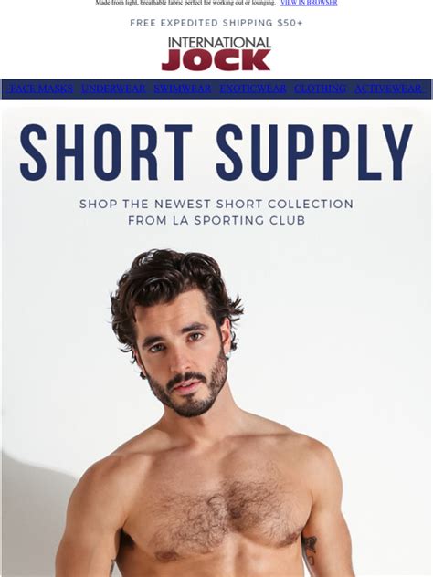 International Jock New Rufskin Swimwear Collection Milled