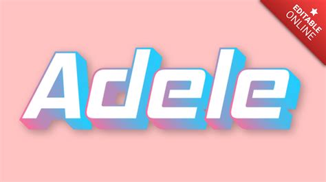 Adele Jesus Text Effect Generator