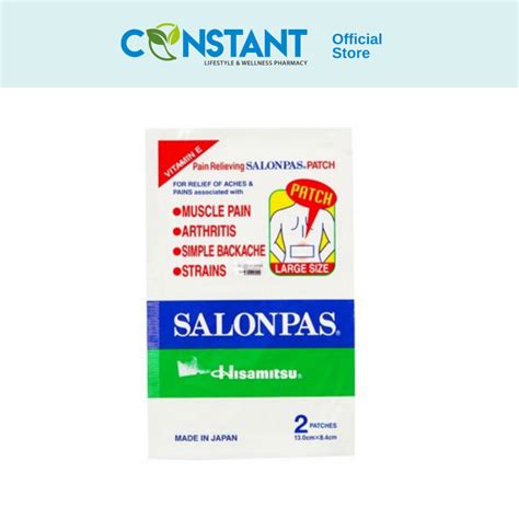 Hisamitsu Salonpas Patch Patch L Size 2s Shopee Malaysia