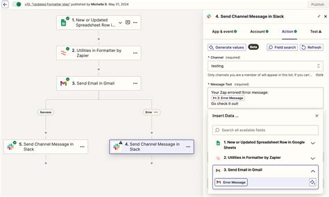 set up custom error handling zapier