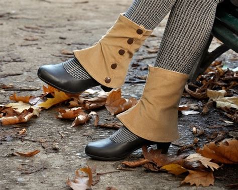 Beige Spats By Memitherainbow On Etsy Fashion Shoes Steampunk