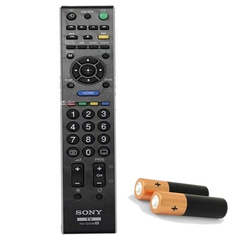 Sony Bravia Lcd Led Tv Remote Controller Ed046 And Free Batteries
