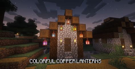 Colorful Copper Lanterns Minecraft Mod Download Reviews