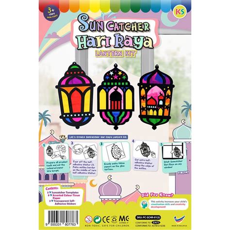 Art And Craft Suncatcher Hari Raya Lantern Kit Deco Raya Aidilfitri Diy