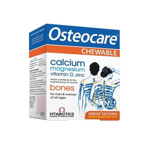 Osteocare Kramtomosios Tabletės Apelsinų Ir Pipirmėč