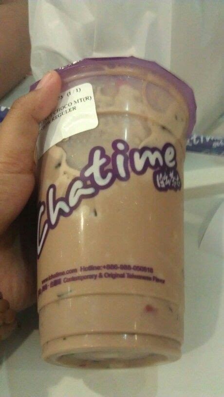 Choco Hazelnut Chatime Makanan Dan Minuman Makanan Minuman