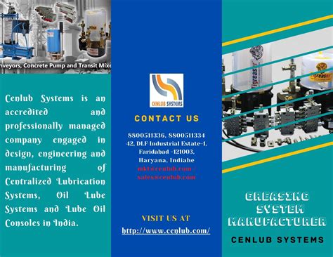 Best Greasing System Manufacturer In India System Manufacturing