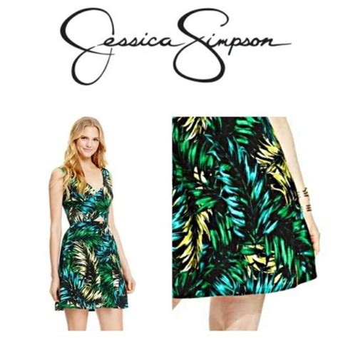 Jessica Simpson Dresses Jessica Simpson Lilllian Leaf Cut Out Mini