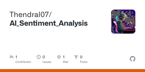 Github Thendral07aisentimentanalysis