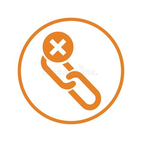 Chain Link Linking Connection Outline Icon Line Art Vector Stock