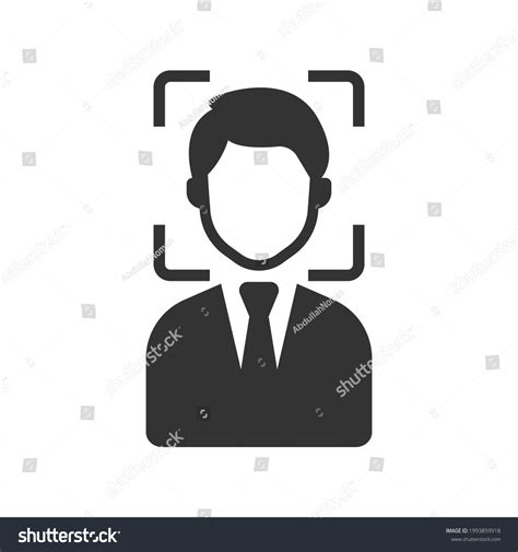 Face Detection Icon Design Vector Stock Vector Royalty Free