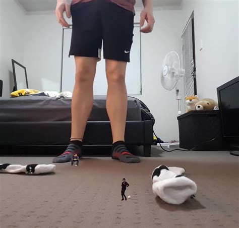 Giant Boy Crushes Tiny Pests