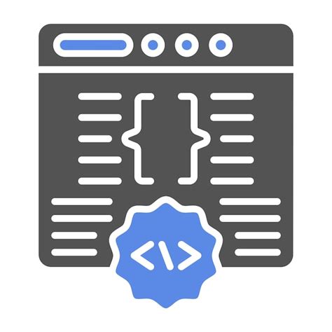 Premium Vector Vector Design Code Free Development Icon Style