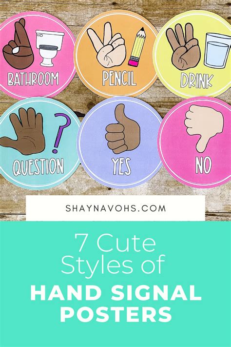 Classroom Hand Signals Artofit
