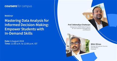 Mastering Data Analysis For Informed Decision Making Coursera Thanan Suwannapisit