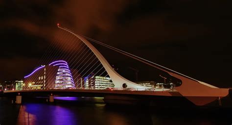 Reflections At Samuel Beckett Bridge Photograph By Nik Hall Pixels