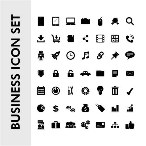 Business Icons Black Vector Art Icons And Graphics For Free Download
