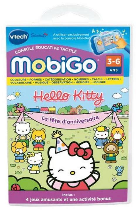 Vtech Educational Toys Mobigo Game Hello Kitty 3 6 Y Kitty